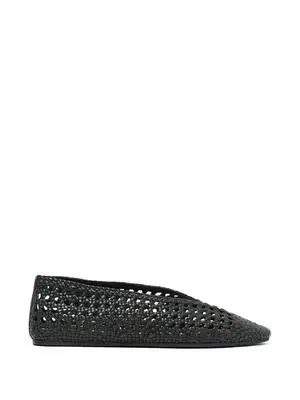 SCAROSSO Woven Ballet Flats