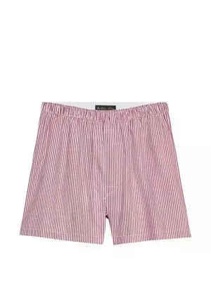 Brooks Brothers Striped Cotton Boxers - Red