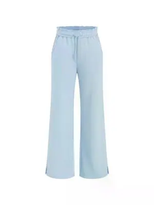 OCEAN DRIVE Fleece Track Pants With Ruffle Trim