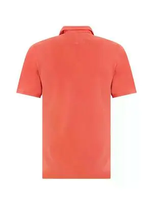Fedeli Short-sleeve Polo Shirt - Orange