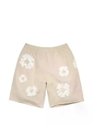 DENIM TEARS Cotton Wreath Shorts