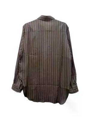 OMAR AFRIDI Ives Striped Long-sleeve Shirt