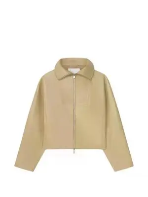 Nanushka Alonza Boxy-fit Funnel-neck Jacket