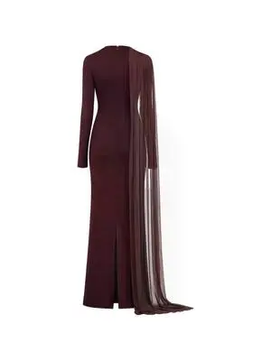 CHATS BY C.DAM Nilah Draped Maxi Dress