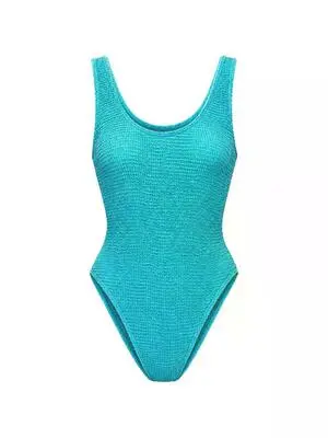 BOUND Mara Crinkle-effect Swimsuit - Blue