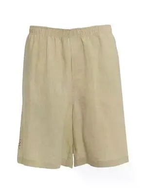 AMARANTO Embroidered Logo Straight-leg Shorts