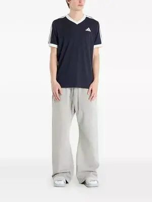 Adidas V-neck Striped T-shirt