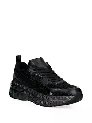 EA7 Geometric Sole Mesh Sneakers