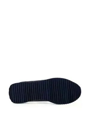 EA7 Logo Print Panelled Sneakers
