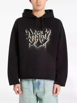 WASTED Logo Print Hoodie