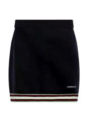 Casablanca Striped Wool Knit Shorts