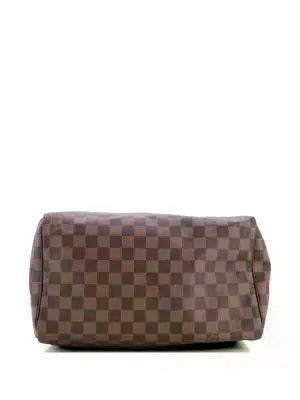 LOUIS VUITTON Speedy 30 Satchel Handbag In Damier - Brown