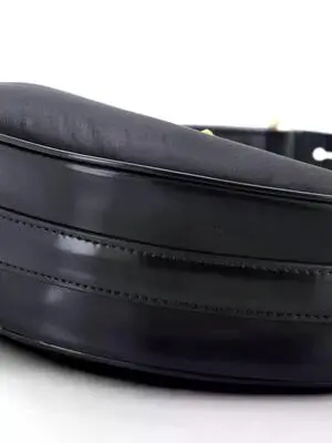 Prada Half Moon Tessuto Hobo Bag - Black