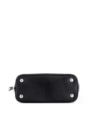 Prada Saffiano Leather Mini Crossbody Bag - Black