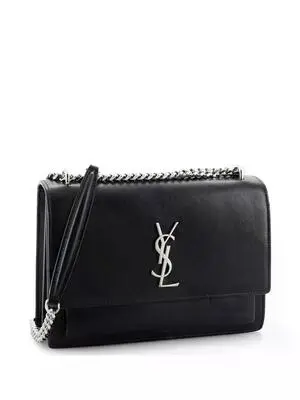 Saint Laurent Sunset Medium Crossbody Bag - Black
