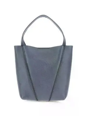 Chloé Air Force Leather Small Spin Shopping Bag - Blue