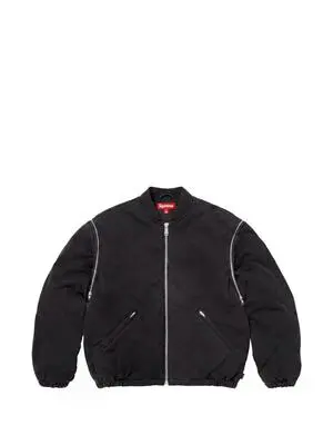 Supreme Quilted Bomber Jacket With Zip-off Sleeves