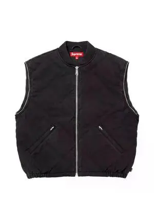 Supreme Quilted Bomber Jacket With Zip-off Sleeves