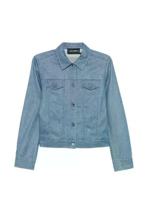 Karl Lagerfeld Embroidered Denim Jacket