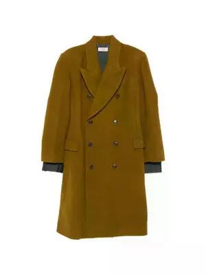 Martine Rose Double-breasted Coat - Yellow