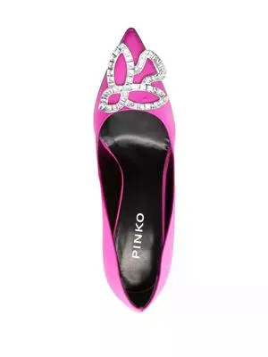 Pinko Crystal-embellished High Heel Pumps