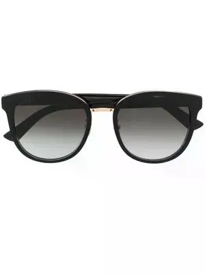 Gucci Round-frame Sunglasses - Black