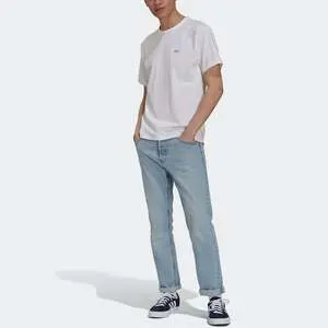 Adidas Originals Causual Sports Round Collar Gs - White