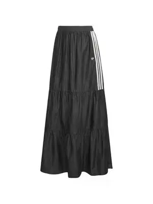 Adidas Denim Maxi Skirt - Black