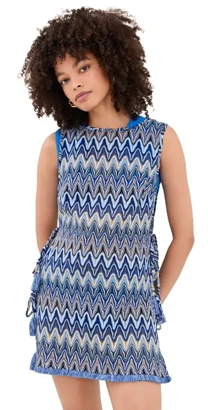 Ramy Brook Kimber Dress - Ocean Zigzag