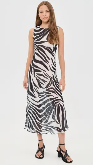 VRG GRL Francesca Sheer Maxi Dress