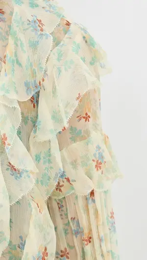 Ulla Johnson Delfina Long Sleeve Silk Blouse