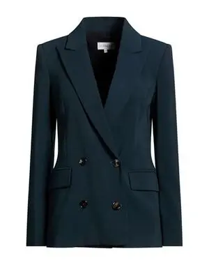 Patrizia Pepe Blazer Size Polyester, Elastane - Blue