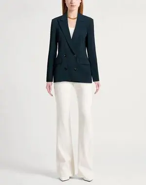Patrizia Pepe Double-breasted Blazer In Midnight