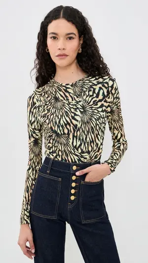 Ulla Johnson Paradis Ruched Top