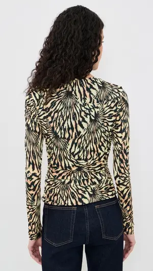 Ulla Johnson Paradis Ruched Top