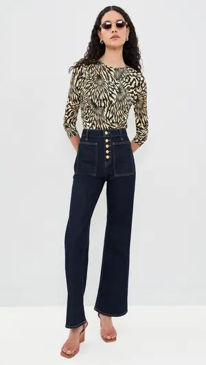 Ulla Johnson Paradis Ruched Top