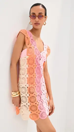 LE BOP Livia Mini Dress - Pink Multi