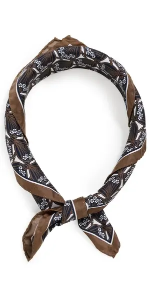 Liberty Iphis Silk Scarf - Tan