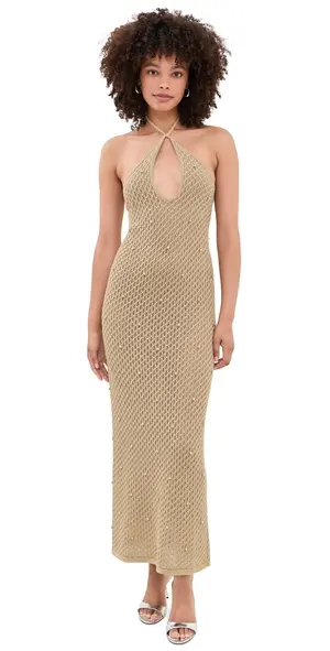 Staud Isola Maxi Dress - Natural