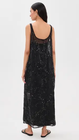 VRG GRL Sequin Midi Dress