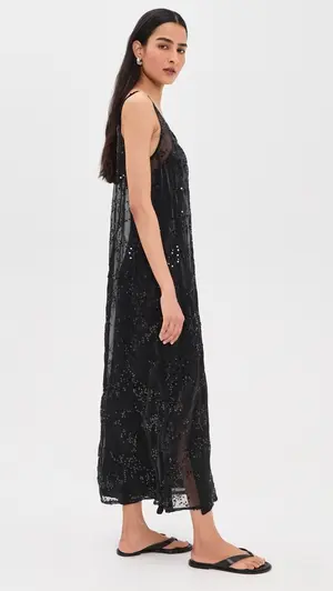 VRG GRL Sequin Midi Dress