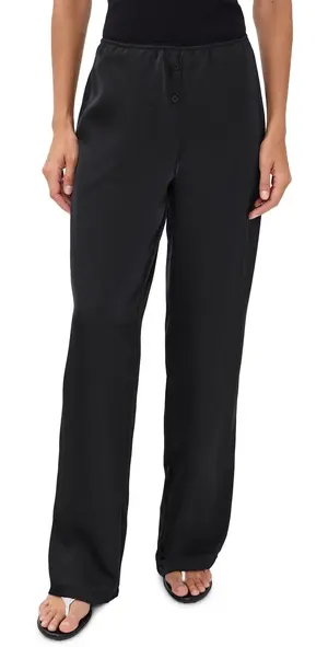 Lioness In Bloom Pants - Noir