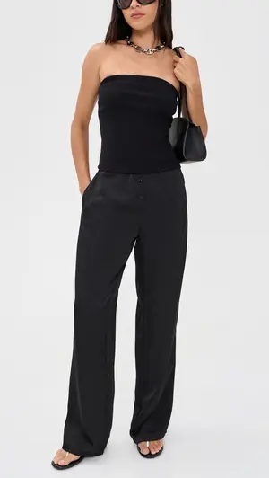 Lioness In Bloom Pants - Noir