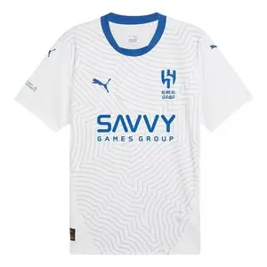 PUMA Alhilal Saudi Fc 24/25 Away Jersey - White/blue