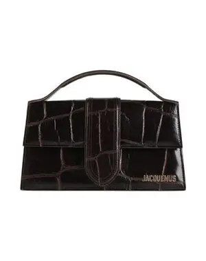 Jacquemus Il Grande Bambino Handbag Dark Leather - Brown