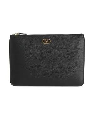 Valentino Garavani Handbag Leather - Black