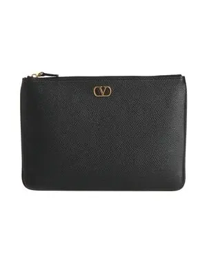 Valentino Garavani Pebbled-leather Clutch