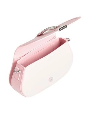 Versace Cross-body Bag In Calfskin And Lambskin - Pink