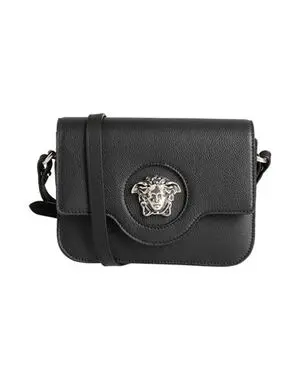 Versace Cross-body Bag Calfskin - Black