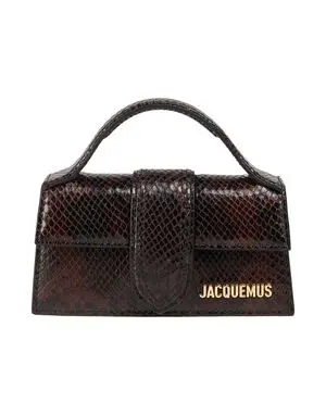 Jacquemus Dark Calfskin Textured Leather Minaudière Bag